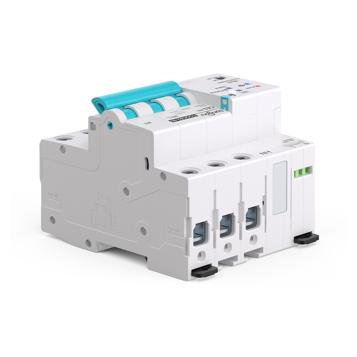 Interruttore Elettrico WiFi Smart con Misuratore - TOQCB2 3P - TONGOU