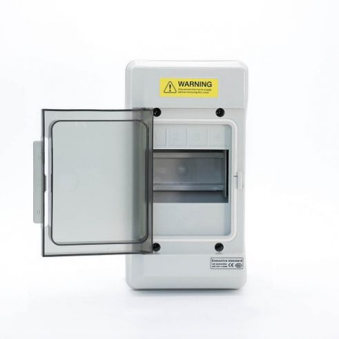 4 Ways IP66 PC Waterproof Distribution Box | Breaker / elcb