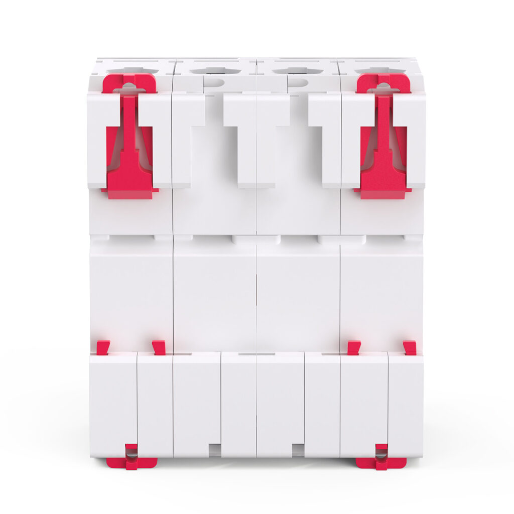 AC MCB Mini Circuit Breaker C Curve Convenient 63A-TOMD6 4P - TONGOU