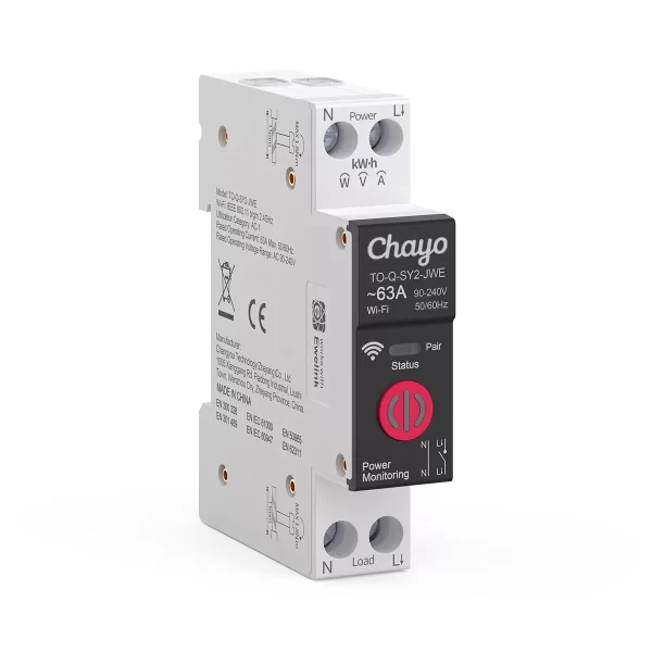 TO-Q-SY2-JWE WiFi Din Rail Smart eWeLink Switch Real-time Power ...