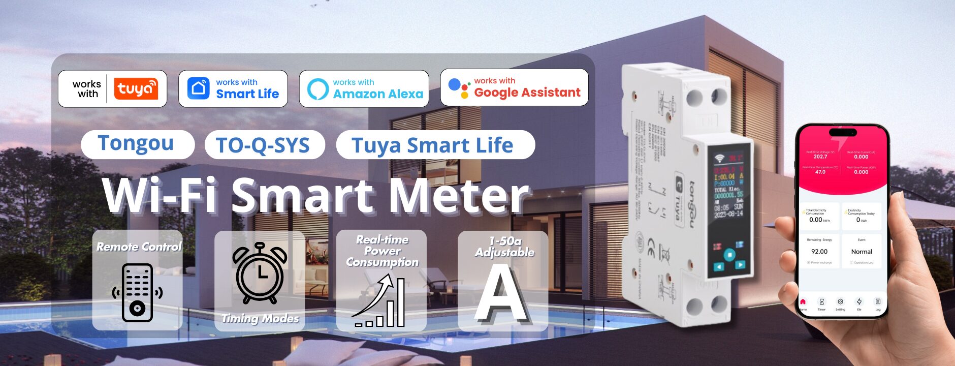 How to Connect a Wi-Fi Tuya Smart Meter at Home - TONGOU