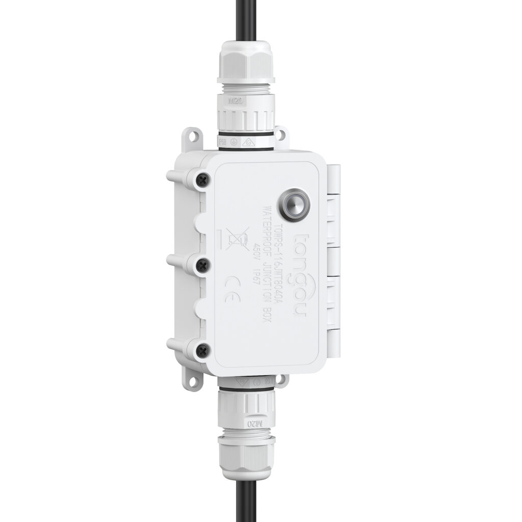 WiFi Waterproof Smart Junction Box (IP67, 16A, Power Monitoring)